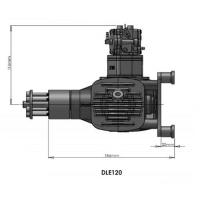 China Wholesale Price DLE Gasoline Engine 120 Rear Exhaust CC For RC Airplane 12HP/7500RPM for sale