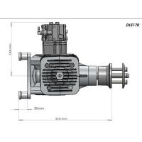 China Wholesale Price Original DLE 170 CC GAS Engine Gasoline For RC Airplane Model Hot Sell - Cc for sale