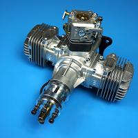 China Wholesale Price Original DLE 40CC Gasoline Petrol Engine Twin Cylinder For RC Airplane Two Stroke for sale