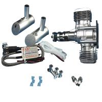 China Wholesale Price Original DLE 40CC Gasoline Petrol Engine Twin Cylinder For RC Airplane Two Stroke for sale
