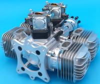 China Dle120 T4 Rc Airplane Gasoline Engine Power Four-Cylinder Two-Stroke Side Exhaust Natural Wind-Cooled Cc Displacement Drone for sale