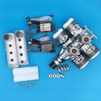 China Dle120 T4 Rc Airplane Gasoline Engine Power Four-Cylinder Two-Stroke Side Exhaust Natural Wind-Cooled Cc Displacement Drone for sale