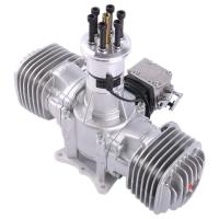 China Dle170 Engine Model Aircraft Gasoline Twin-Cylinder Two-Stroke Side Exhaust Naturally Air-Cooled Manual Start Cc for sale