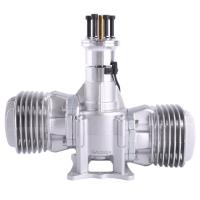 China Dle170 Engine Model Aircraft Gasoline Twin-Cylinder Two-Stroke Side Exhaust Naturally Air-Cooled Manual Start Cc for sale