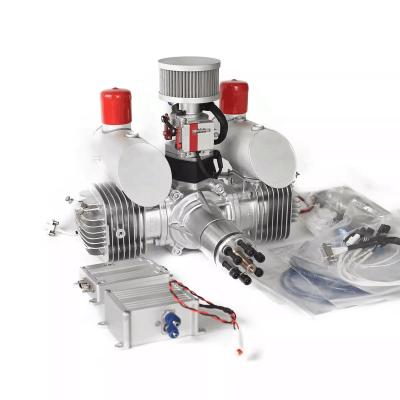 China Dle120efi Electronic Fuel Injection Gasoline Engine Two-Stroke Unmanned Aerial Vehicle Long Endurance Power Oil Powered Model for sale