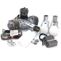 China Original Dle120 Gasoline Engine Uav Power System 180w Exhaust Cc Twin Cylinder Generation Rc Airplane Model for sale
