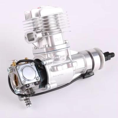 China Dle Original New 20cc Ra Gasoline Engine For Rc Model Two Strokes Single Cylinder Rear Exhaust Natul Air for sale