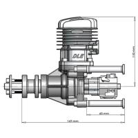China Dle 35ra Original Gas Gasoline / Petrol Cc Engine For Rc Airplane Model Parts - for sale