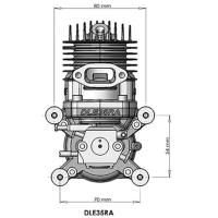 China Dle 35ra Original Gas Gasoline / Petrol Cc Engine For Rc Airplane Model Parts - for sale