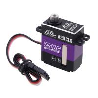 China AGFRC 8.4V 7.5KG High Torque 12mm Steel Gear 0.08Sec Coreless HV Mini Programmable Digital 21g Servo SCX24 RC Car Robot for sale