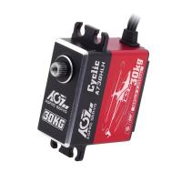 China Hot AGFRC A73BHLH Cyclic Swash Plate 30KG 0.095Sec Hi Torque 8.4V HV Brushless Helicopter Servo For RC SAB for sale