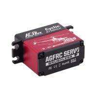 China Hot AGFRC A73BHLH Cyclic Swash Plate 30KG 0.095Sec Hi Torque 8.4V HV Brushless Helicopter Servo For RC SAB for sale