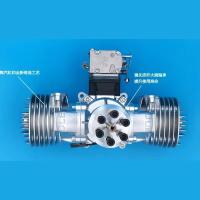 China Hot DLE170 Aviation Model Gas Engine Dual Cylinder Two Stroke Side Exhaust Natural Air-Cooled CC Displacement for Drone for sale