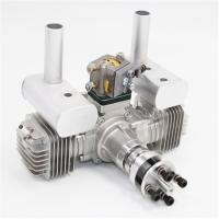 China Rcgf 40cc Twin Cylinder Petrol/Gasoline Engine Dual With Muffler/Igniton/Spark Plug For Rc Model Airplane for sale
