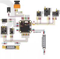 China Corvon Keyun Travel Machine Four-in-One 8-Bit 30A50A60A Brushless ESC Plastic PWM/Dshot/OneShot Racing Drone Accessories for sale