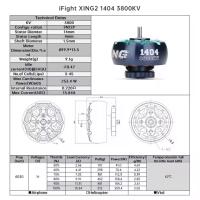 China IFlight XING2 1404 3800KV/4600KV High-Efficiency Brushless Motor for Remotely Piloted Aircraft Drones Accessory Power Battery for sale