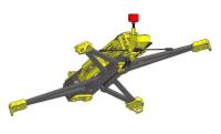 China 5-6-7-inch Custom Made FPV Carbon Drone Frame With Aluminum CAM Plates For PartsAccessories for sale