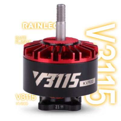China V3115 T-MOTOR FPV Racing Drone Motor 3-12S KV400/640/900/1050 Brushless Cinematic For 8-11 Inch X4 X8 for sale