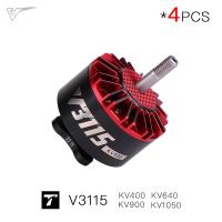 China V3115 T-MOTOR FPV Racing Drone Motor 3-12S KV400/640/900/1050 Brushless Cinematic For 8-11 Inch X4 X8 for sale