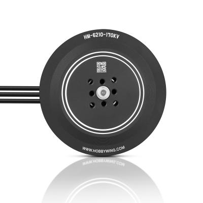 China Low Noise Level Drone 6210 Kv170 320 9.1kg Flying Brushless Motor 2.2 ~ 2.7 Each Rotor For 9-11 Quadcopter for sale