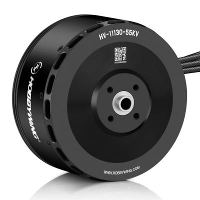 China 63kg/Rotor Vtol Motor 24s Hobbywing HV 11130 Rated Thrust 26 Brushless Motor For Heavy Lift Drone Vtol 100 for sale