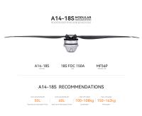 China A14 18S Lipo 50L Brushless Motor For Agriculture Quadcopter Drone Essential Accessory Farming S Parts for sale