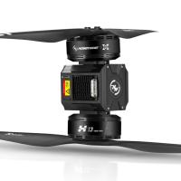 China High Altitude 4KW Hobbywing H13 Coaxial Combo 45kg Rated Thrust Cw Ccw Large Brushless Motor Drone Engine With 57 Inch Propeller for sale