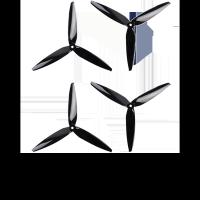 China Gemfan 7040 7 Inch 3-Blade Propeller Pc Black Diy Fpv Drone Accessories for Longrange Cinelifters (2cw+2ccw) for sale