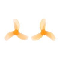 China New Gemfan 35mm 1.4 Inch 3-Blade Propeller PC Grey/Orange DIY Cinewhoop Tinywhoop FPV Drone Accessories 2CW+2CCW for sale