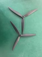 China GEMFAN 1050 10 Inch 3-Blade Propeller Black Glass Fiber Nylon Macroquad For Longrange FPV DIY Drone 1CW+1CCW Accessories Parts for sale