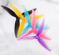 China Gemfan Hurricane 51477 High-Speed Racing Drone Propeller 5.1X4.77X3 PC 2 CW/2 CCW FPV Replacement Parts for Various Flights
