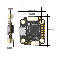 China Iflight Borg Mini F7 Stack Metal Fc Flight Controller With 60 4in 1 Esc Essential Parts For Fpv Racing Drones Accessories for sale