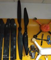 China 42 Inch  Carbon Fiber Propeller Big Thrust Uav For Heavy Lifting Industrial Drone Paramotor Paraglier Aircraft Ect for sale