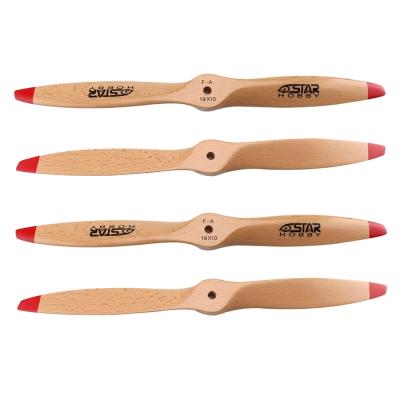 China 6 Star 2 Blade  Beech Wooden Gas Power Propeller Cw Tractor For Airplane Fm for sale