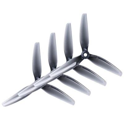 China Wholesale Price 4pcs HQ Ethix S5 Prop Light Grey 5X4X3 5040 5inch 3-Blade Propeller CWCCW For POPO RC Racing Drone Parts for sale