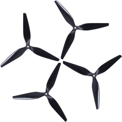 China New Hq 9x5x3 9 Inch 3-Blade Propeller Black Glass Fiber Reinforced Nylon Frame Diy Parts For Fpv Longrange Drones (1cw+1ccw) for sale