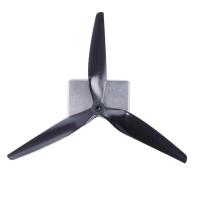 China Hq Prop Class X 13x12x3 Inch 3 Blade / Tri-Blade Black Carbon Reinforced Nylon Eller Cw Ccw For Fpv Rc Drone for sale