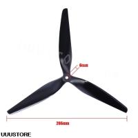 China Hq Prop Class X 13x12x3 Inch 3 Blade / Tri-Blade Black Carbon Reinforced Nylon Eller Cw Ccw For Fpv Rc Drone for sale