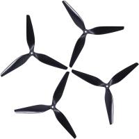 China Hq Macroquad Prop 10x5x3/9x5x3 50/9050 Inch/9 3 Blade/Tri-Blade Black-Carbon Reinforced Nylon Eller For Fpv for sale
