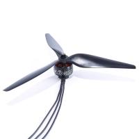 China Hq Macroquad Prop 10x5x3/9x5x3 50/9050 Inch/9 3 Blade/Tri-Blade Black-Carbon Reinforced Nylon Eller For Fpv for sale