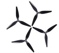 China Hqprop Macroquad 3-Blade Propellers 10x5x3(Ccw) Black-Glass Fiber Reinforced Nylon Plastic Fpv Drone Diy Parts for sale