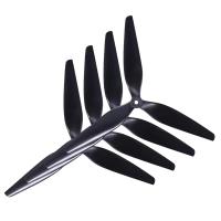 China Hqprop 10x5x3 Inch 3-Blade Propeller Black Carbon Reinforced Nylon Diy Parts For Fpv Longrange Cinelifter Drone (1cw+1ccw) for sale