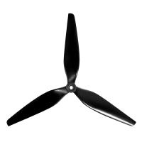 China Hqprop 10x5x3 Inch 3-Blade Propeller Black Carbon Reinforced Nylon Diy Parts For Fpv Longrange Cinelifter Drone (1cw+1ccw) for sale
