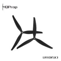 China Hqprop 10x5x3 Inch 3-Blade Propeller Black Carbon Reinforced Nylon Diy Parts For Fpv Longrange Cinelifter Drone (1cw+1ccw) for sale