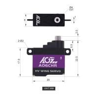 China Hot AGFRC High Torque Mini Servo CLS Motor 0.052sec Fast Speed 3.0kg Digital For Glider/ Wing Models for sale