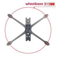 China Hot APEX HD 7 Inch Frame Kit Carbon Fiber Quadcopter Long Range 5.5mm Arm 315 DIY Parts For FPV RC Racing Drone for sale
