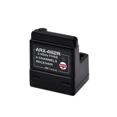 China Hot Sales CE Approved ARX-482R 4 Channel Sanwa FHSS Compatible 2.4G Wireless RC Car Receiver With Case for sale