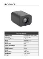 China Hot Sales Thermal Camera High Resolution Irc 384/640ca Analog Imaging Signal For Rc Fpv Racing Drones Diy Parts for sale