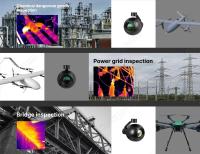 China New Viewpro AT50 640*512 IR Laser Rangefinder Thermal Camera AI Automatic Tracking 3-axis Gimibal Mapping Aerial Photography for sale