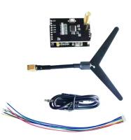 China Matek 1.2GHz A/V VTX VRX 0.8/1.6mw Transmitter With 9 9CH Receiver Video Transmission For Drones Accessories for sale